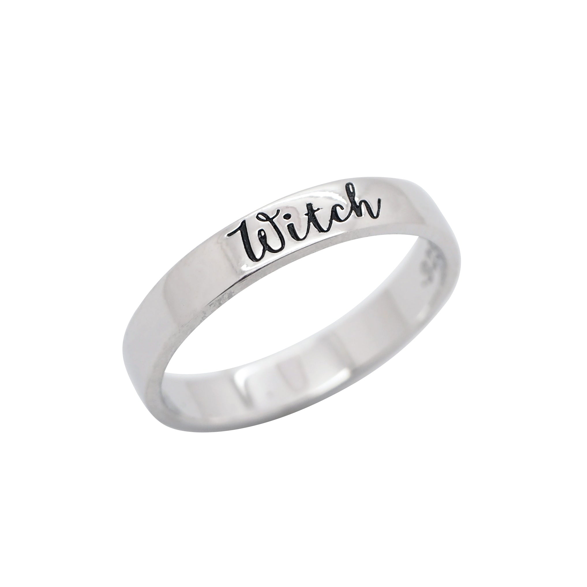 Sterling Silver Witch Ring – Empty Casket